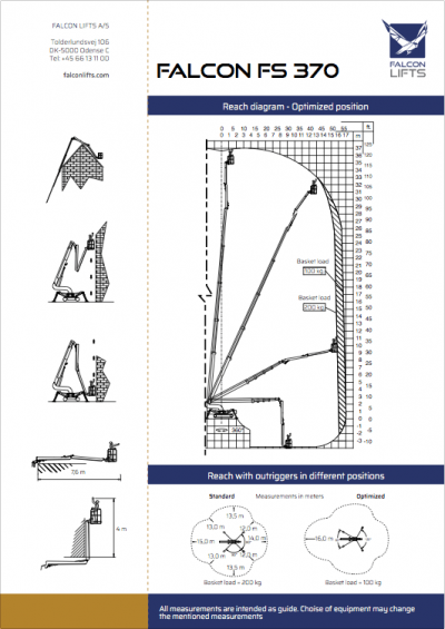 DATASHEETS & BROCHURES Falcon 29-52 meters | Falcon Lifts