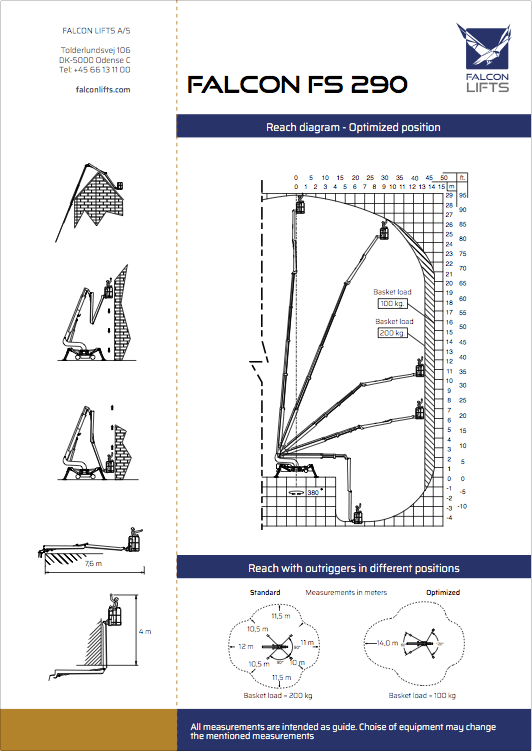 DATASHEETS & BROCHURES FALCON 29-52 meters | Falcon Lifts