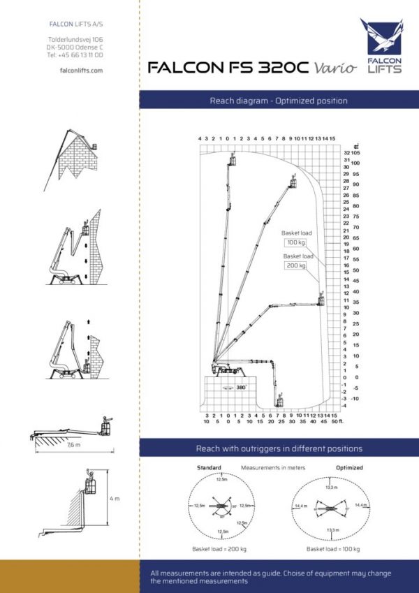 DATASHEETS & BROCHURES Falcon 29-52 meters | Falcon Lifts