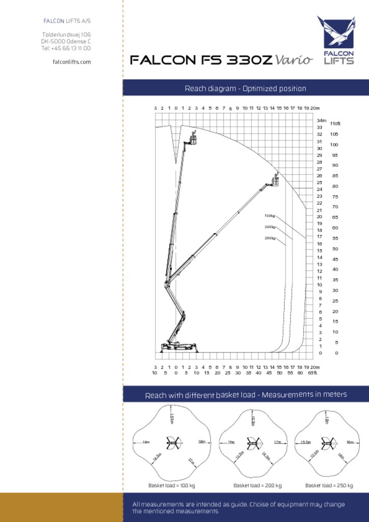 DATASHEETS & BROCHURES FALCON 29-52 meters | Falcon Lifts