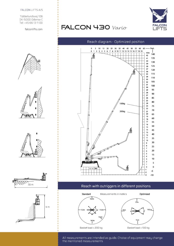 DATASHEETS & BROCHURES FALCON 29-52 meters | Falcon Lifts