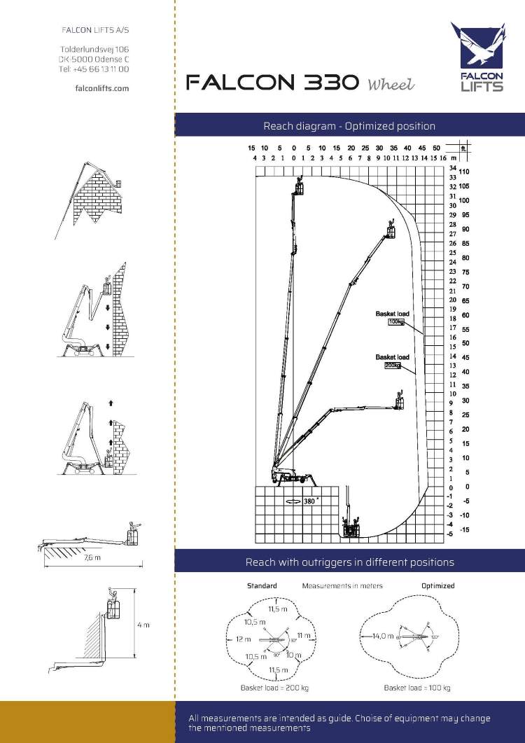 DATASHEETS & BROCHURES FALCON 29-52 meters | Falcon Lifts